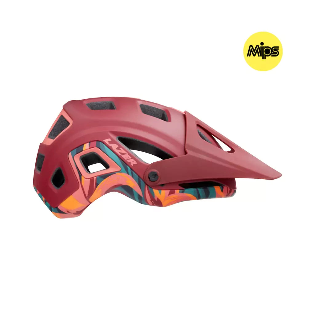 casco lazer impala ce matte red rainforest s +mips – Bicis.Ec